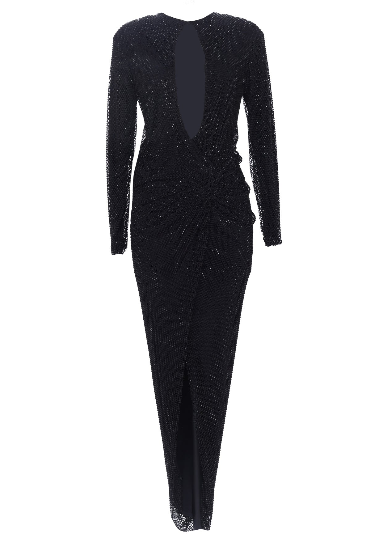 Aquarel Studio - Elektra Crystal Deep-V Jersey Maxi Dress – MADAMVOYAGE