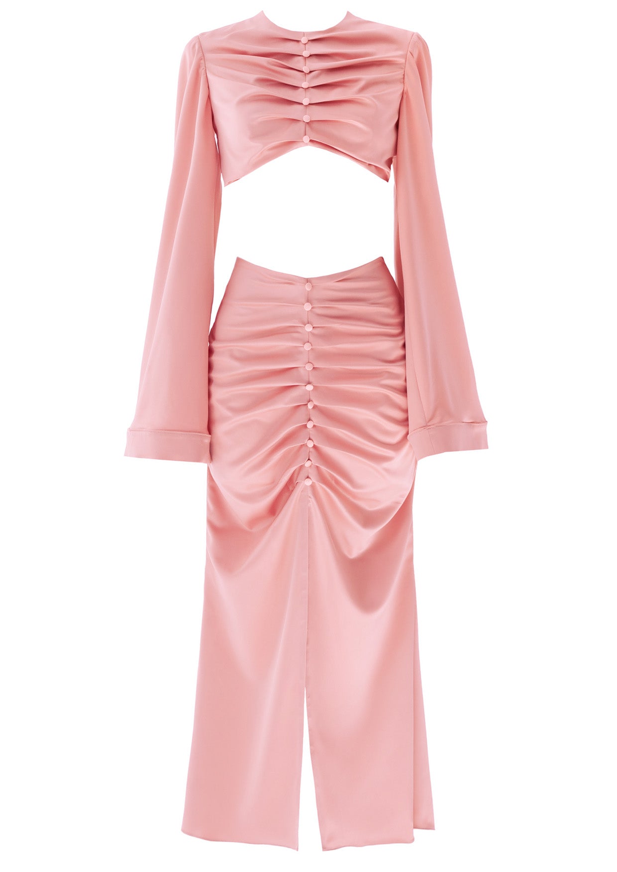 La Musa - Heart Cut-Out Satin Love Set – MADAMVOYAGE