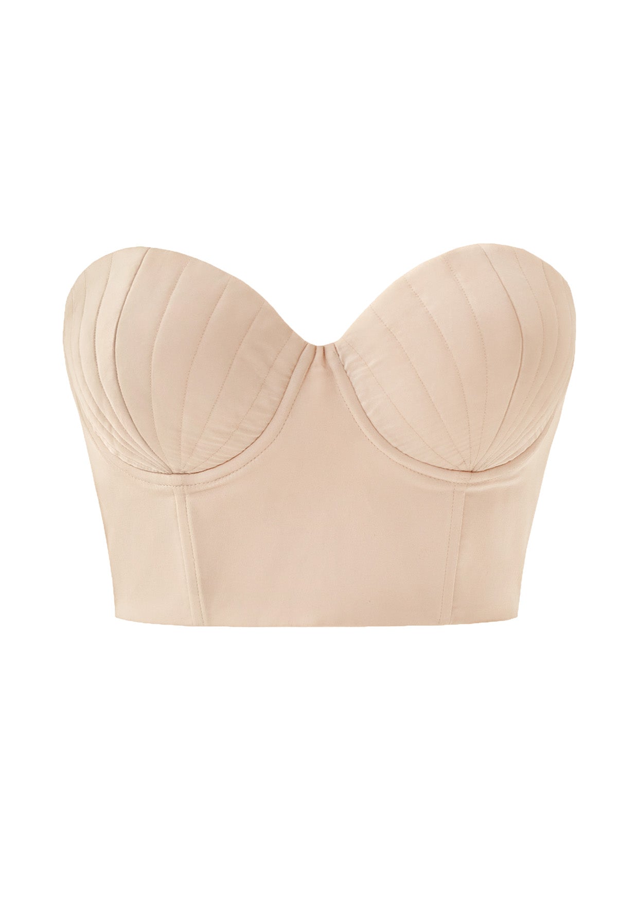 La Musa - Seashell Satin Corset – MADAMVOYAGE