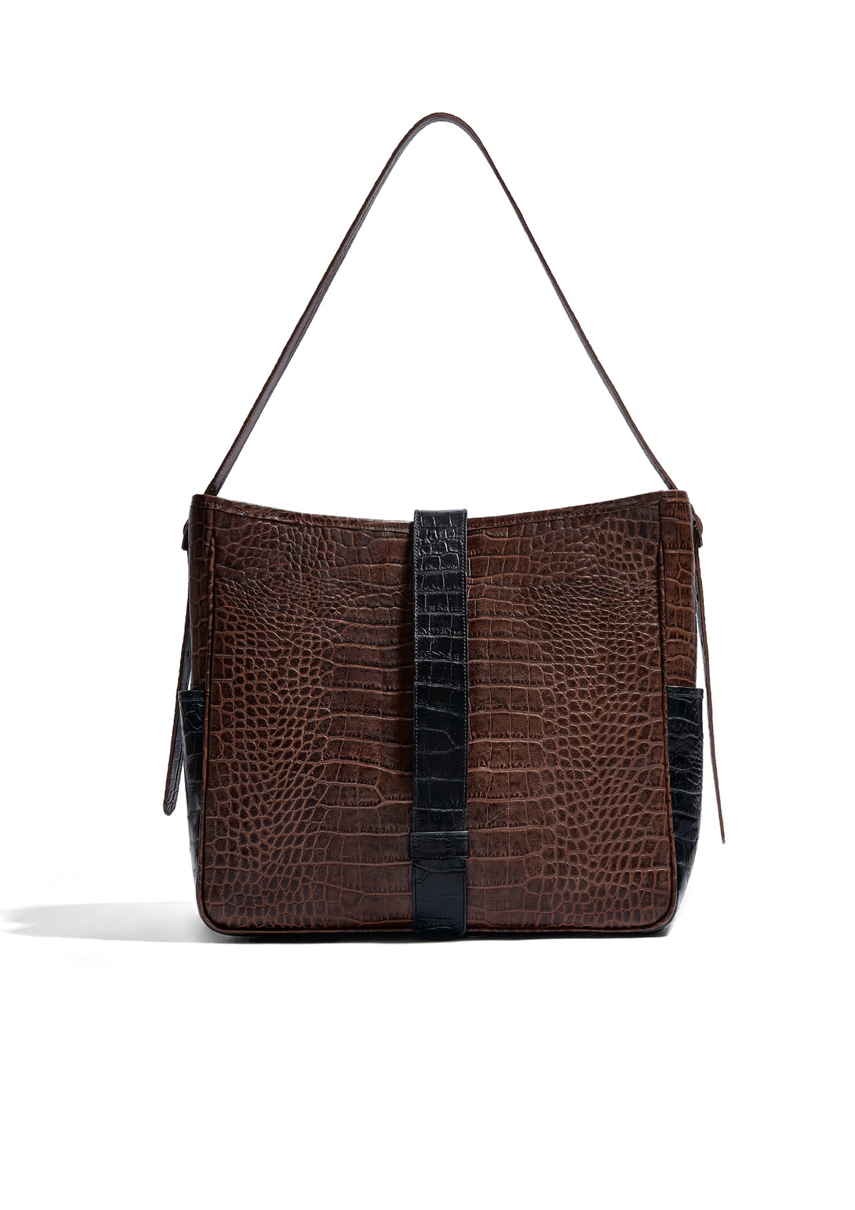 Phialebel - Cocó Leather Mock-Crocodile Tote Bag – MADAMVOYAGE