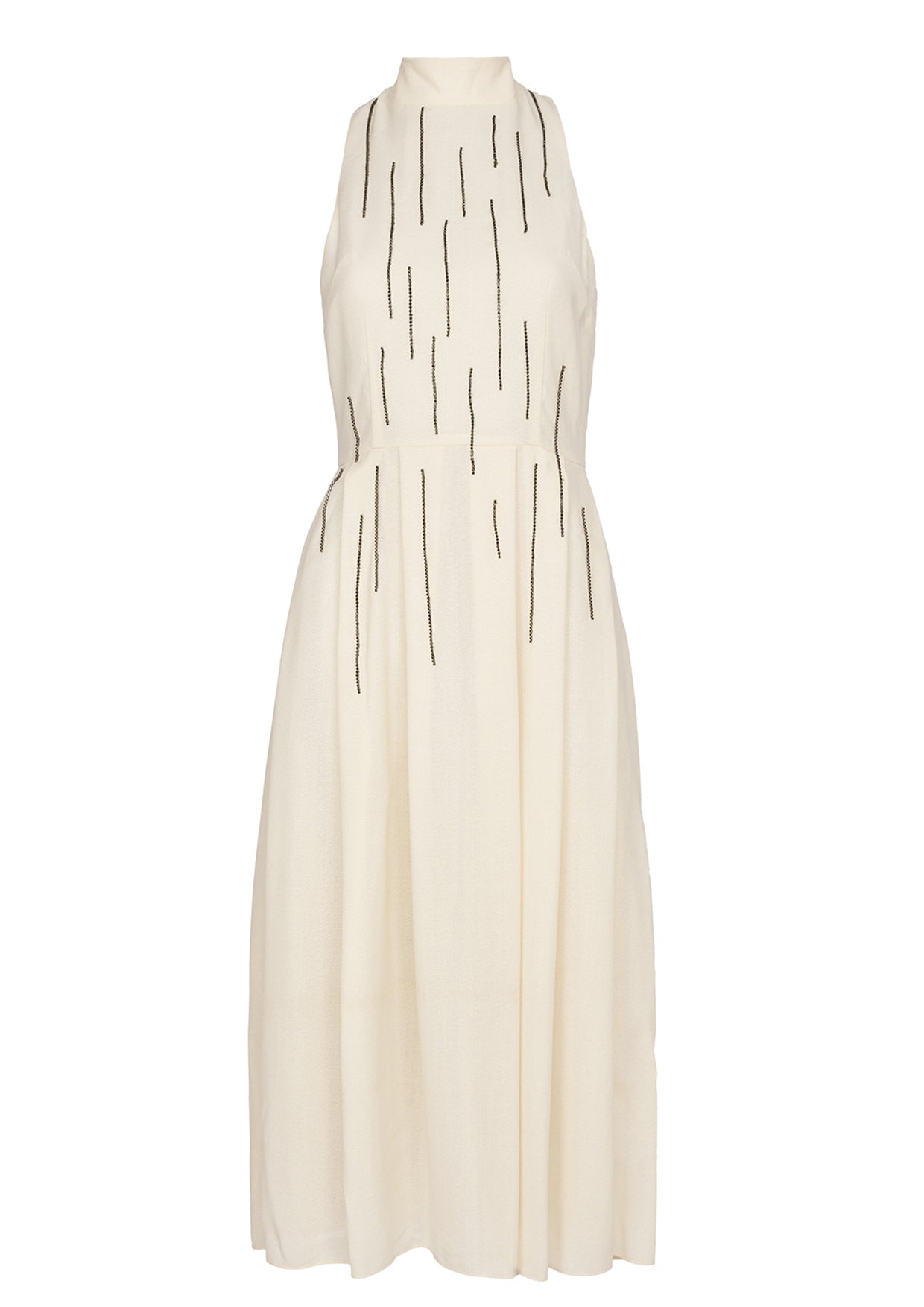ByVarga - Sarah High-Neck Crystal Embellishments Dress – MADAMVOYAGE