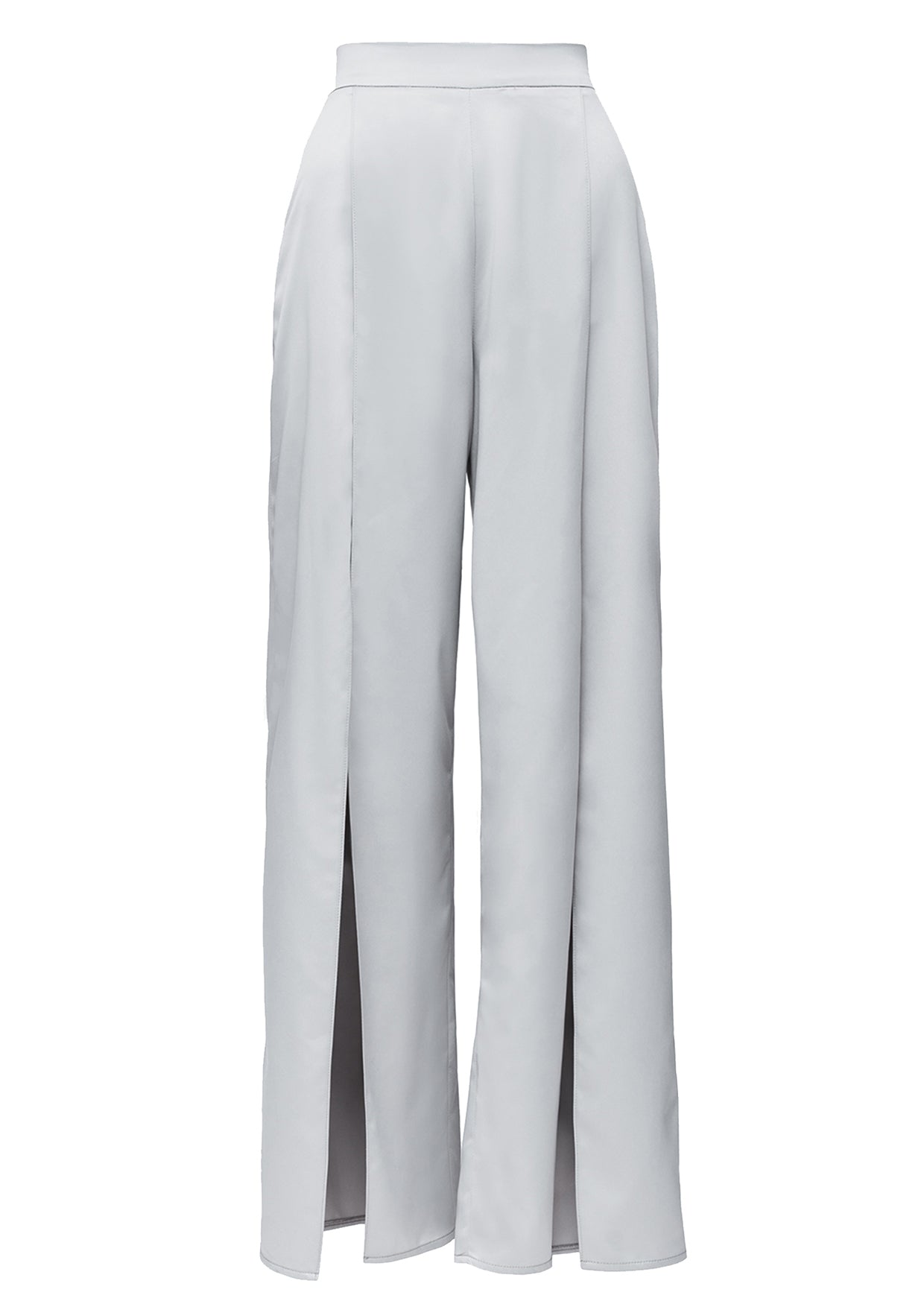 La Musa - Step Split-Hem Satin Trousers – MADAMVOYAGE